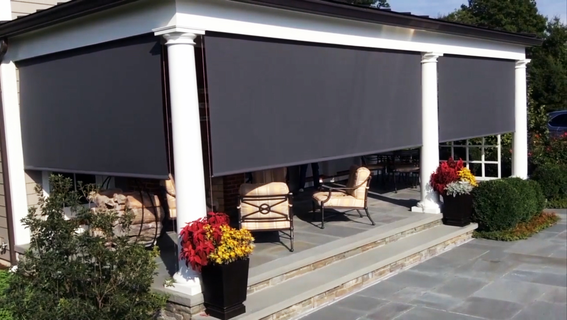 Baby Grande Solar Heavy-Duty Outdoor Shades | North Solar Screen