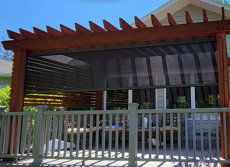 CITADEL Classic High Wind Outdoor Solar Shades | North Solar Screen