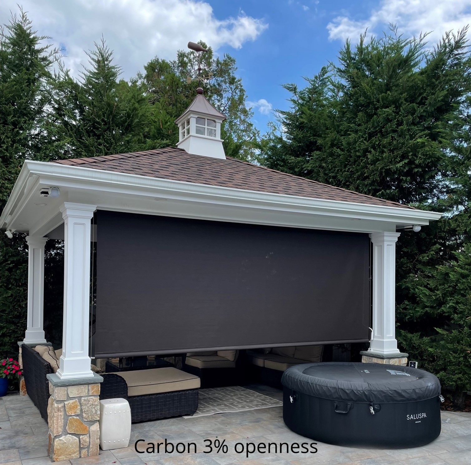 Baby Grande Solar Heavy-Duty Outdoor Shades | North Solar Screen