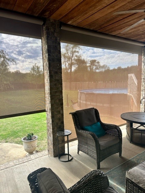 Large Heavy Duty Outdoor Solar Shades | North Solar Screen