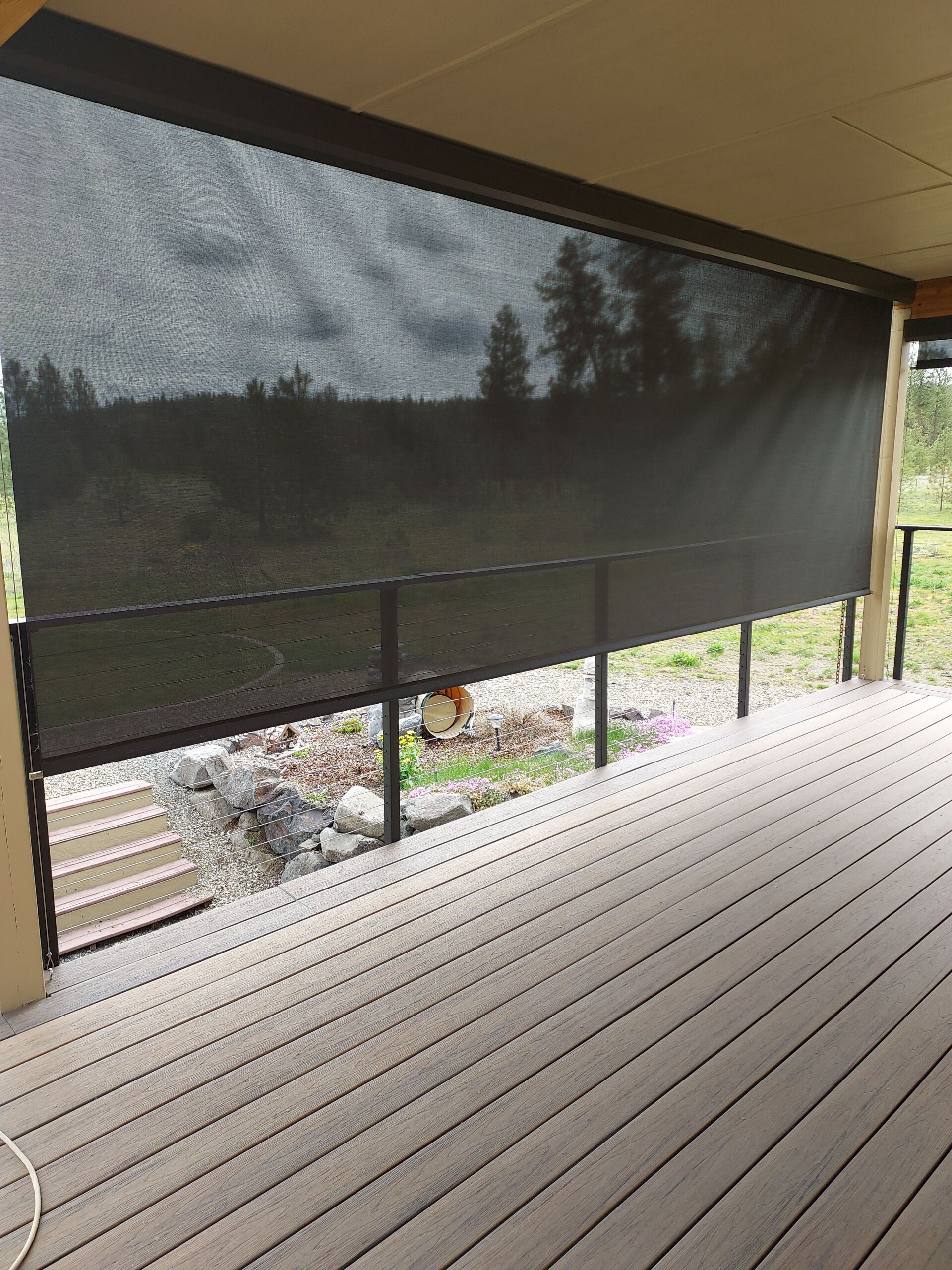 Large Heavy Duty Outdoor Solar Shades | North Solar Screen