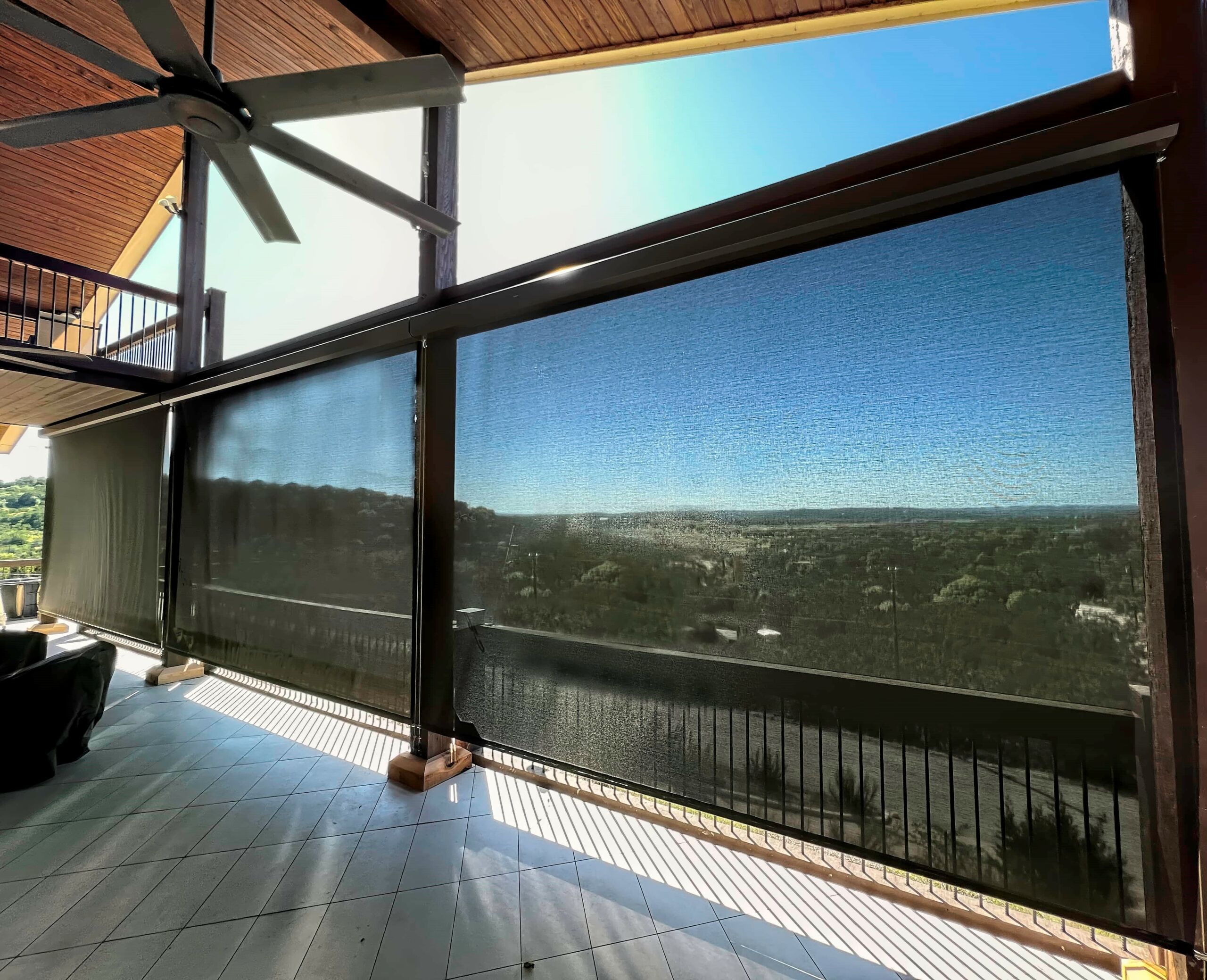 Large Heavy Duty Outdoor Solar Shades | North Solar Screen