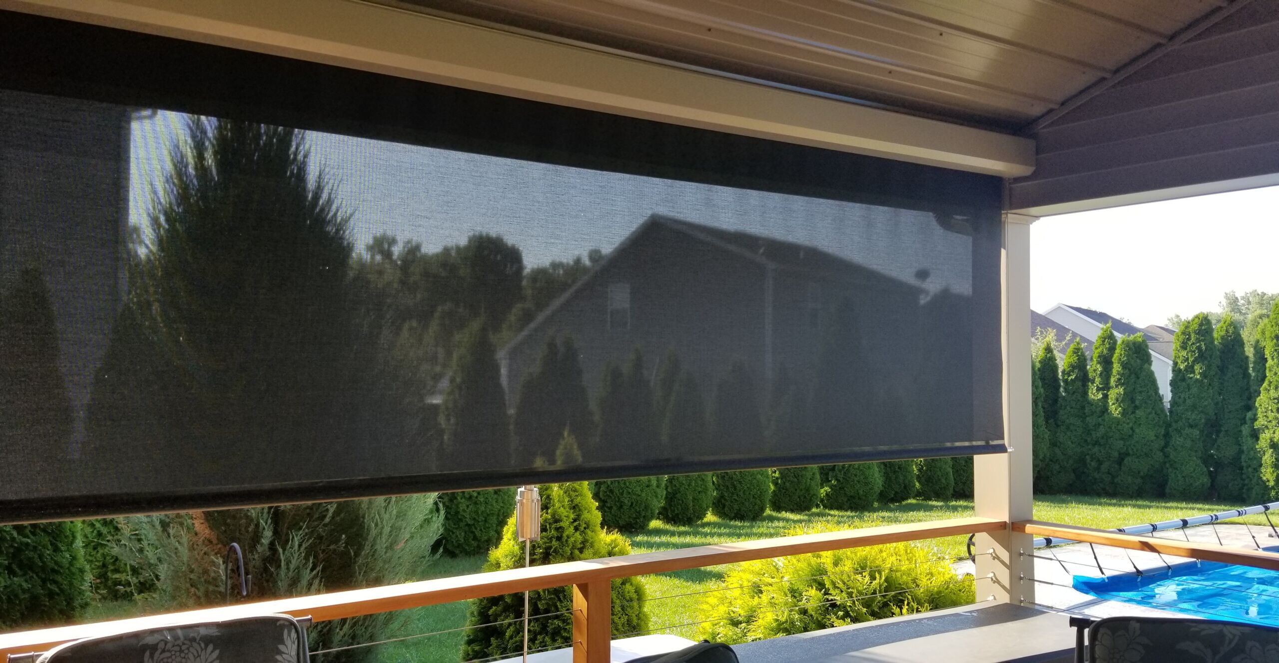 Large Heavy Duty Outdoor Solar Shades | North Solar Screen