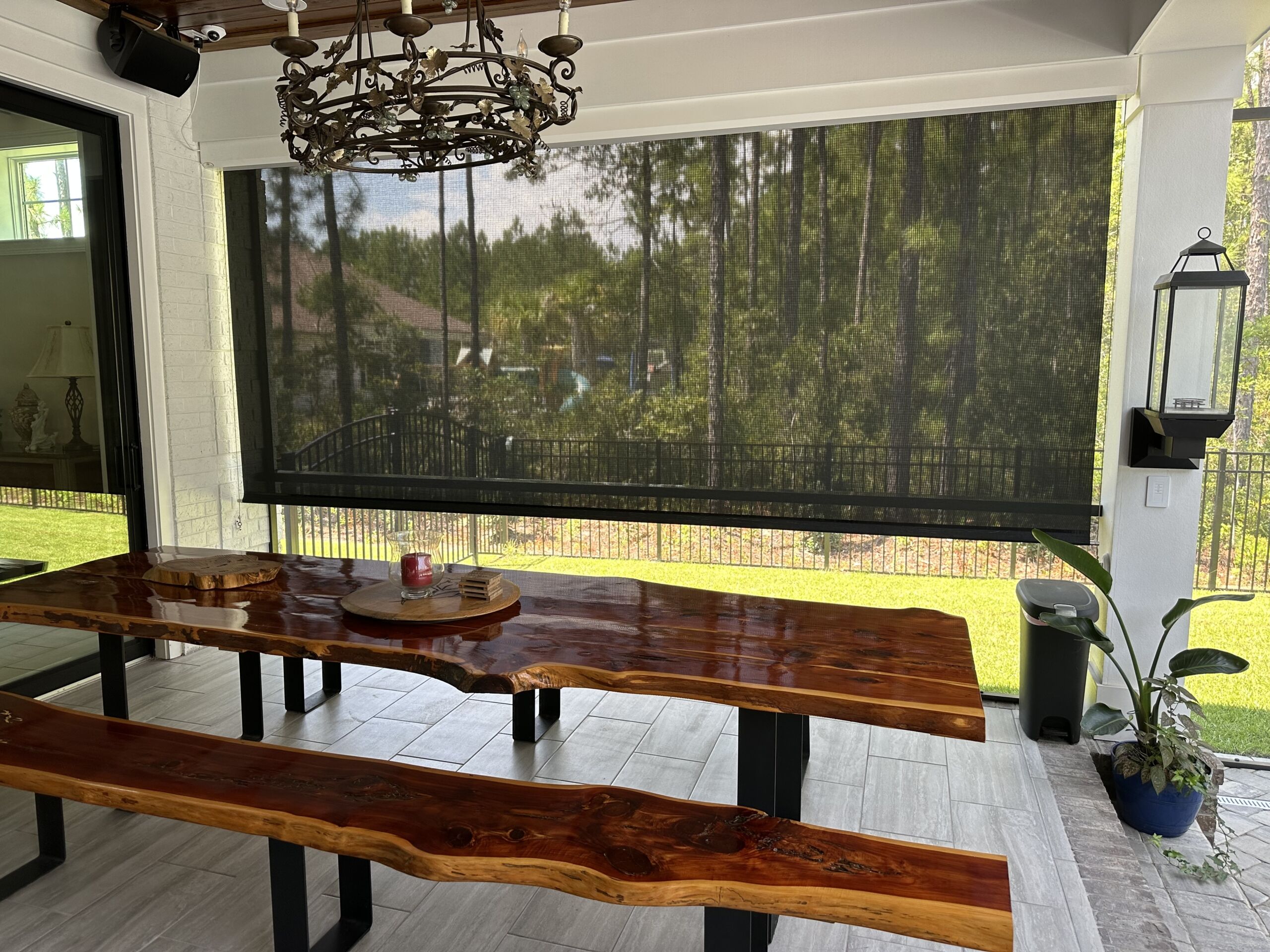 Large Heavy Duty Outdoor Solar Shades | North Solar Screen
