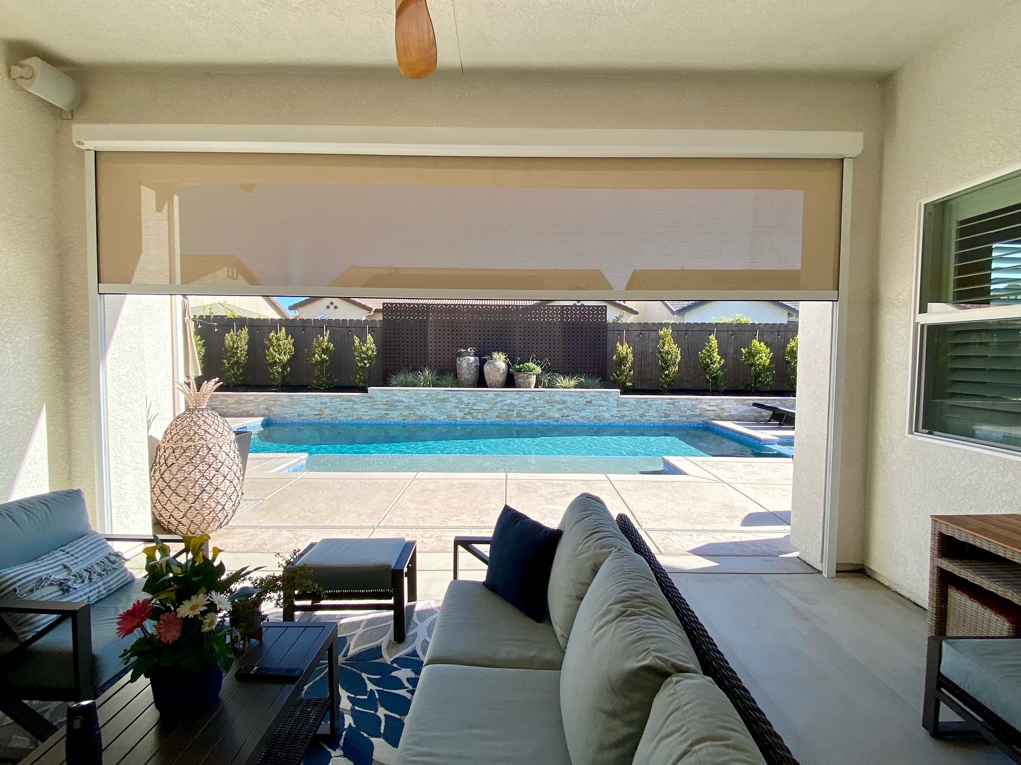 CITADEL Brawny High Wind Outdoor Solar Shades | North Solar Screen