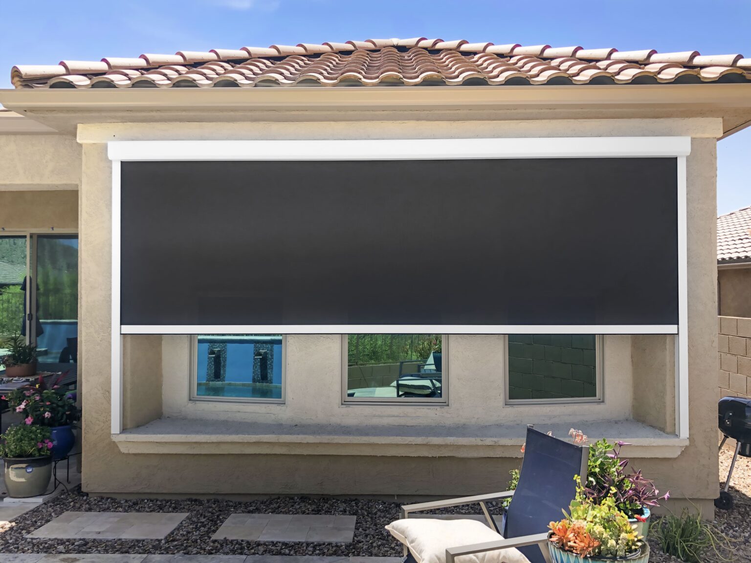 Outdoor Shades - North Solar Screen
